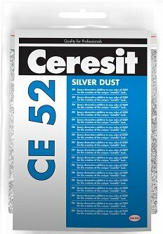 Добавка к Эпоксидной Затирке Ceresit CE 52 75гр Silver Dust / Церезит СЕ 52.