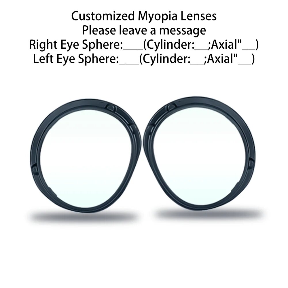 Для очков Pico 4 VR коррекция близорукости Магнитная оправа линзы с защитой от синего света аксессуары VR customizable