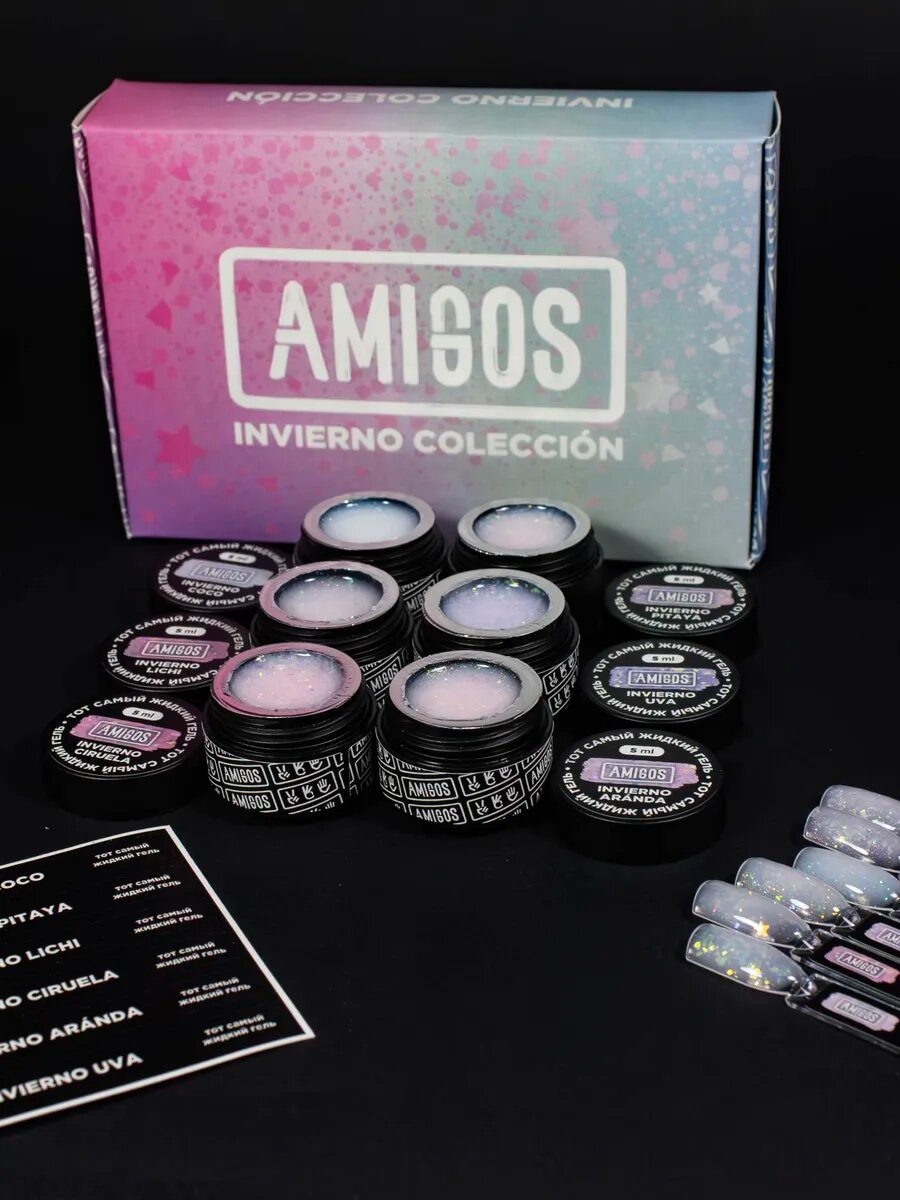 Набор INVIERNO COLECCION, 6 гелей по 5 мл от AMIGOS
