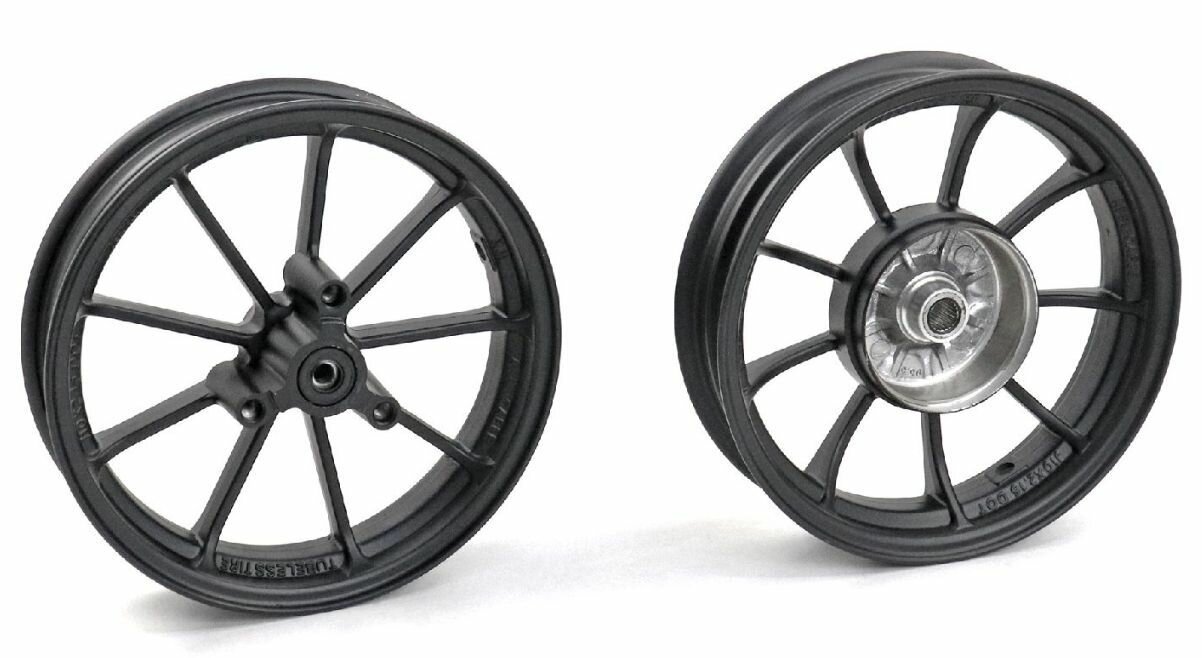 Обода 10" передний/задний литые под дисковый тормоз HONDA DIOZX 25/28/35 (черный)