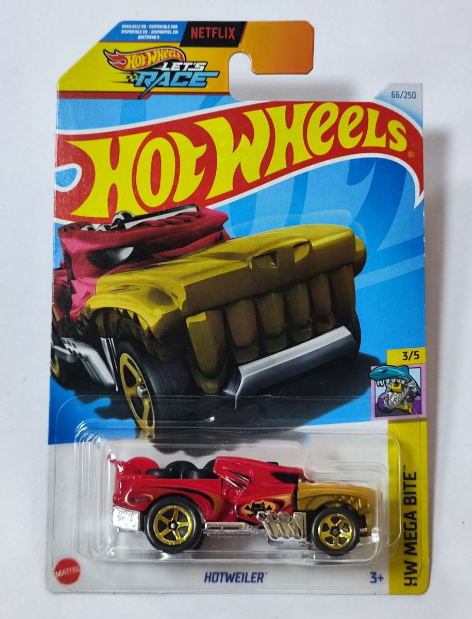 Hot Wheels Машинка базовой коллекции HOTWEILER красная C4982/HTD19