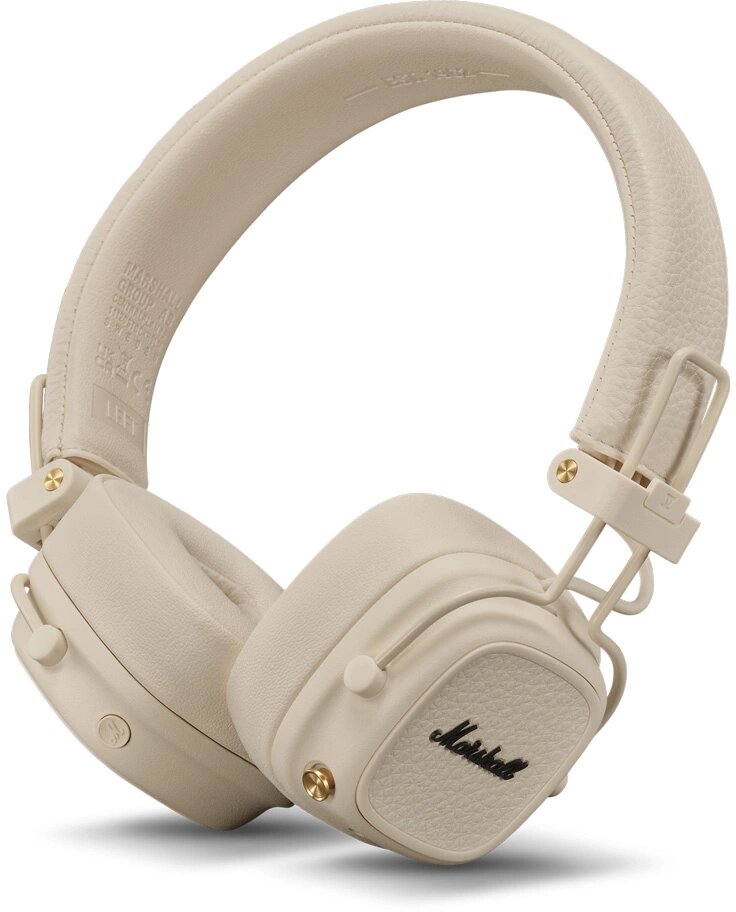 Гарнитура накладные Marshall Major V бежевый беспроводн