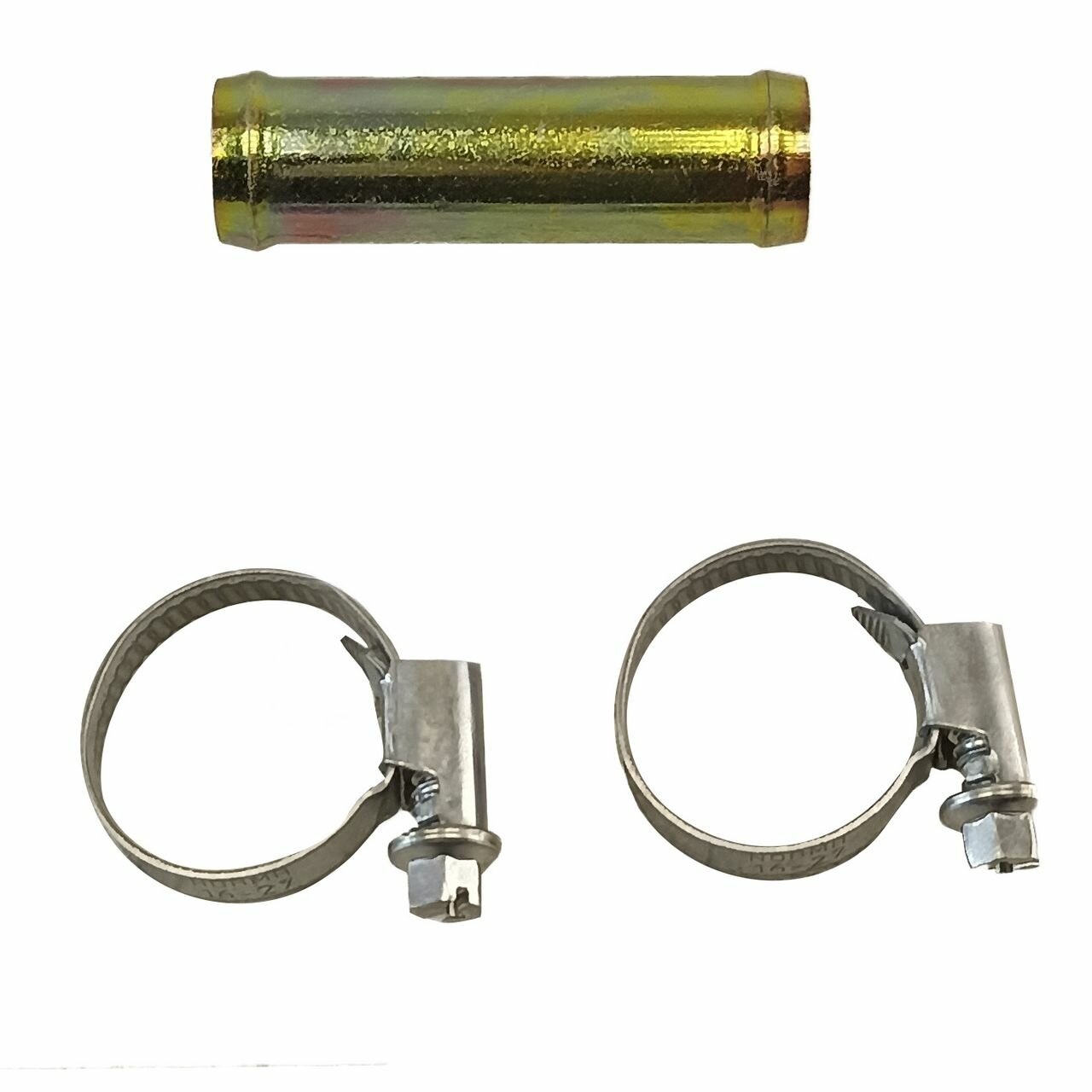 Переходник системы отопителя а/м УАЗ 18-18 с хомутами (прямой)