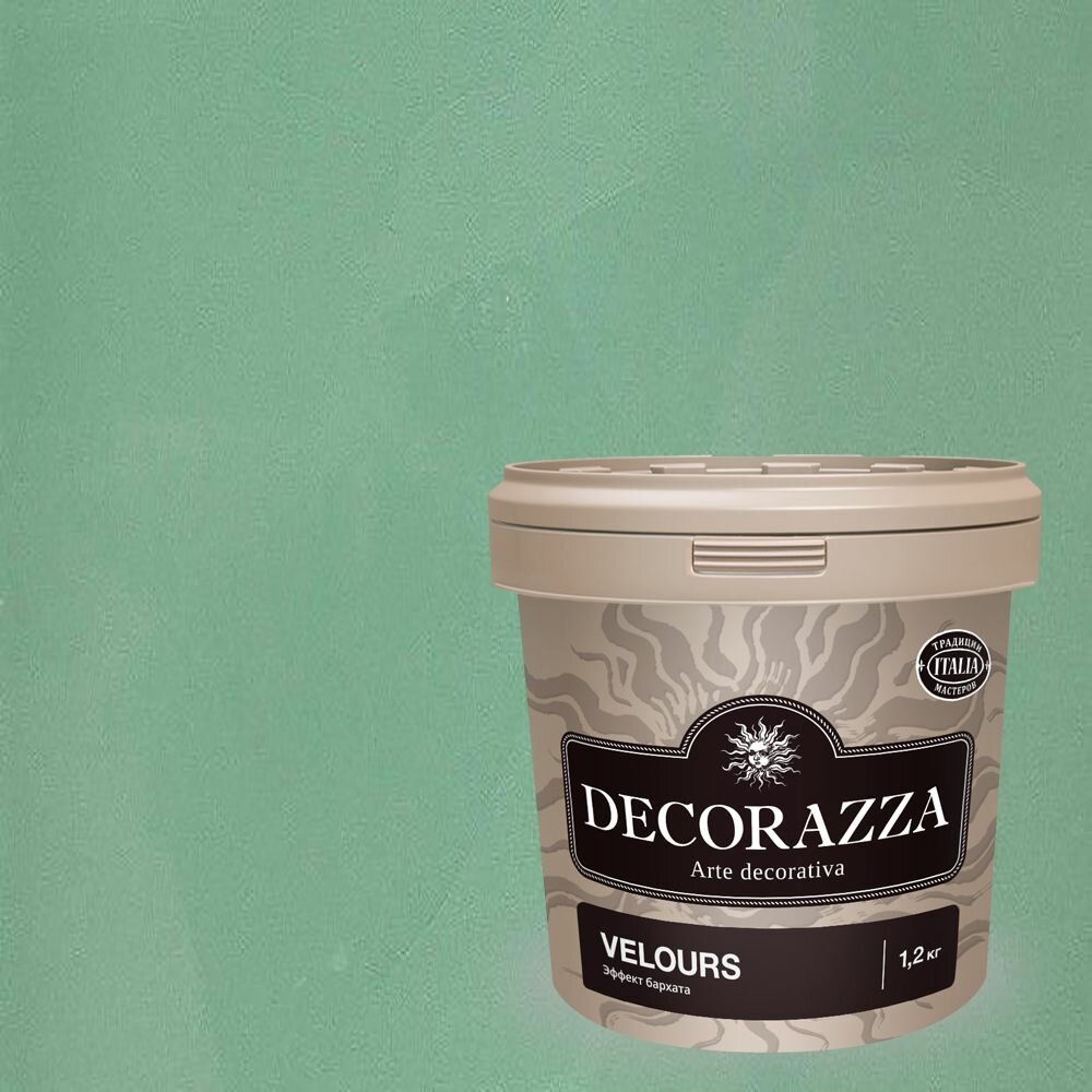 Декоративная штукатурка с эффектом бархата Decorazza Velours (1,2кг) VL 10-23