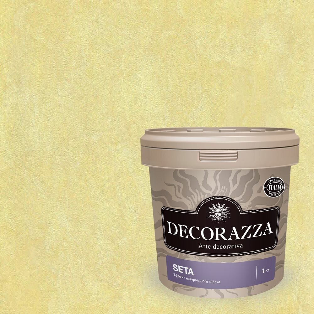 Декоративная штукатурка с эффектом натурального шелка Decorazza Seta (1кг) ST 11-64