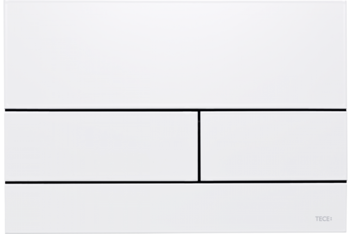 Клавиша смыва, TECE, TECEsquare II, для унитаза, шгв 220*30*150, цвет-белый глянцевый