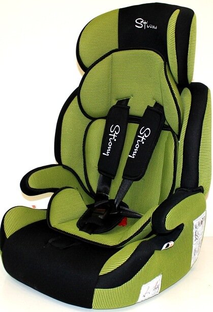 Автокресло Stiony 515 циви (зеленый) с вкладышом