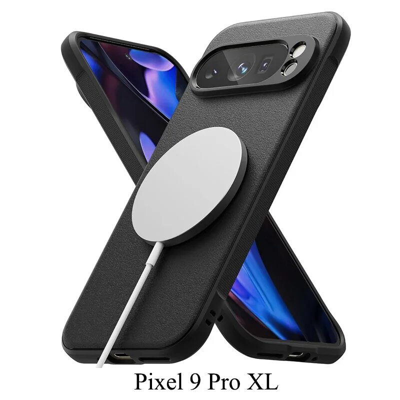 Чехол Ringke Onyx, предназначенный для Google Pixel 9 Pro XL, мягкая рамка из ТПУ Magnetic Black