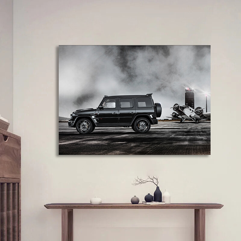 Картина мерседес / машина, картины для интерьера / мальчику, 40х60 см.