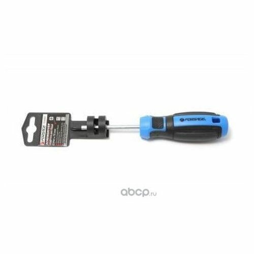 Отвертка крестовая магнитная PH1х125мм, на пластиковом держателе FORSAGE F7111251