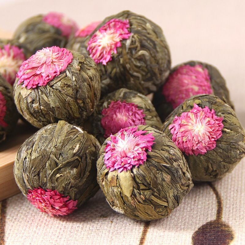 Чай китайский связанный Нефритовый персик дракона / Юй Лун Тао, 125 грамм