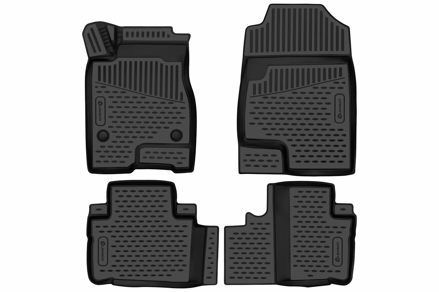 Коврики в салон авто для HAVAL M6 2023-, 4шт. (полиуретан) арт. ELEMENT3DAN0465210K