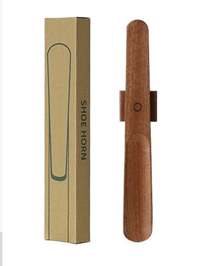 Деревянная ложка для обуви на магните, 30 см, коричневый, рожок для обуви магнитный Varman.pro