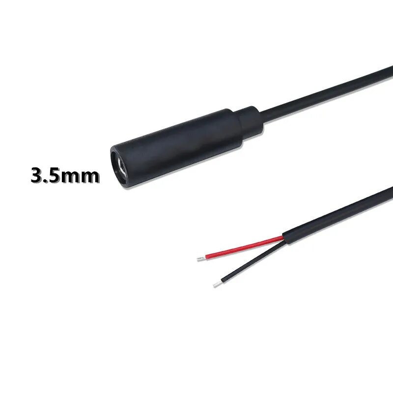 CY 2-контактный удлинитель аудио кабеля 25 см черный 3.5mm female