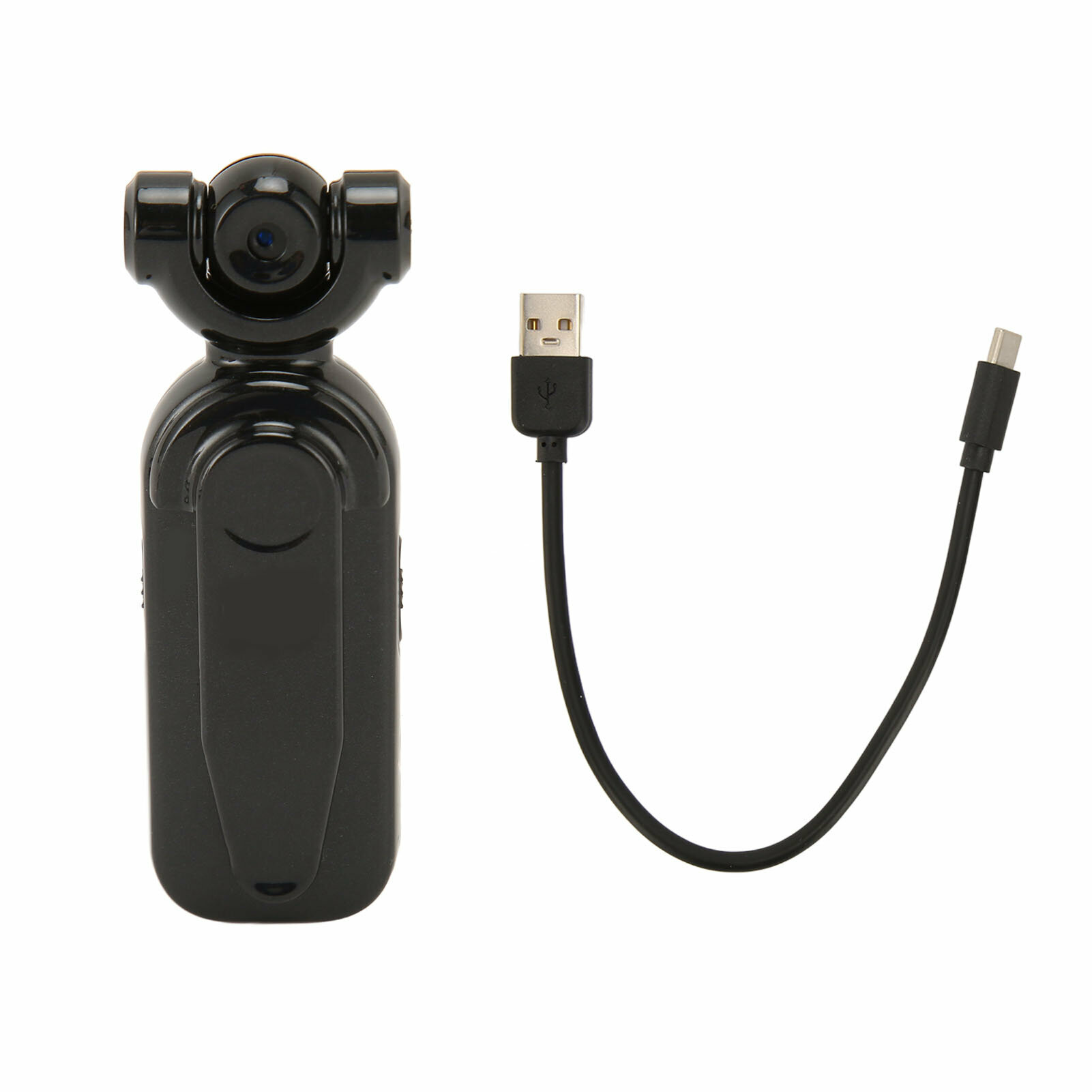 Цифровой диктофон и видеорегистратор HD 1080P AI с интеллектуальным шумоподавлением, вращением на 180 градусов, портативный цифровой рекордер, 256 ГБ