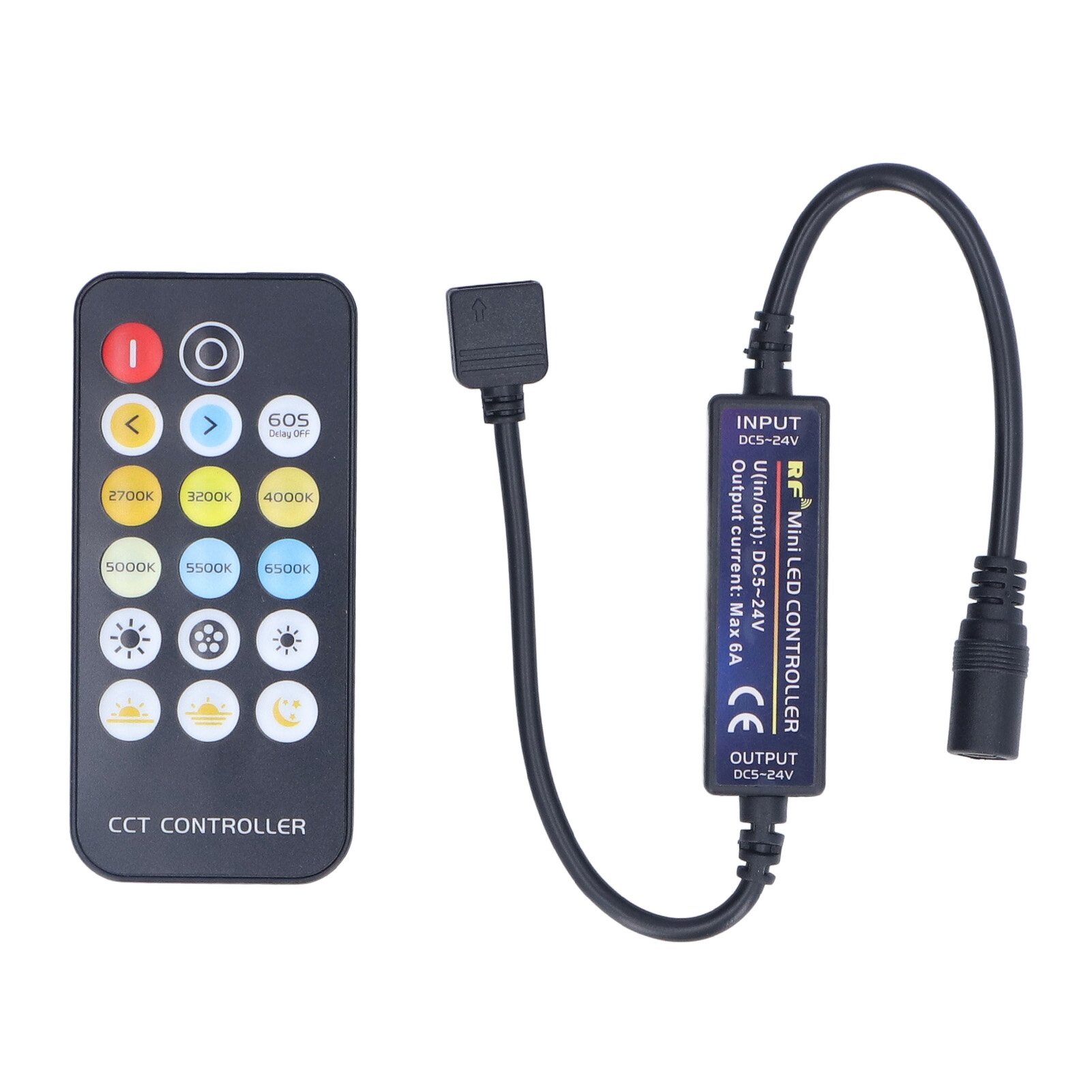 Mini RF Dimmer Control контролллер цветовой температуру 17 клавиш контроллер света полоса