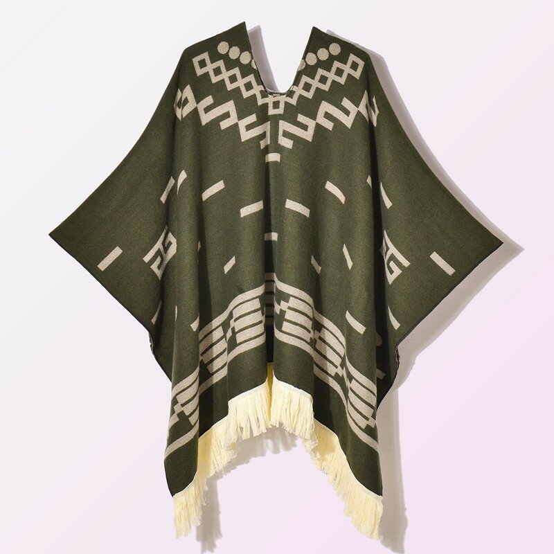 Пончо в стиле вестерн Клинта Иствуда в стиле серапе, копия, ручная работа, искусственная шерсть альпака, мягкий, теплый, легкий, традиционный дизайн