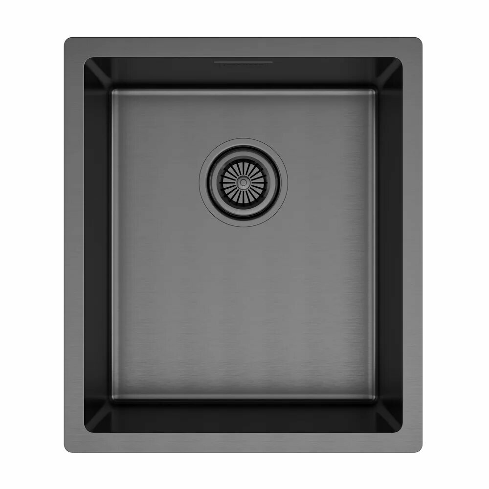 Мойка кухонная Paulmark Polly 38 UNI металлическая, прямоугольная, 38x44, мойка для кухни, встраиваемая снизу, российская