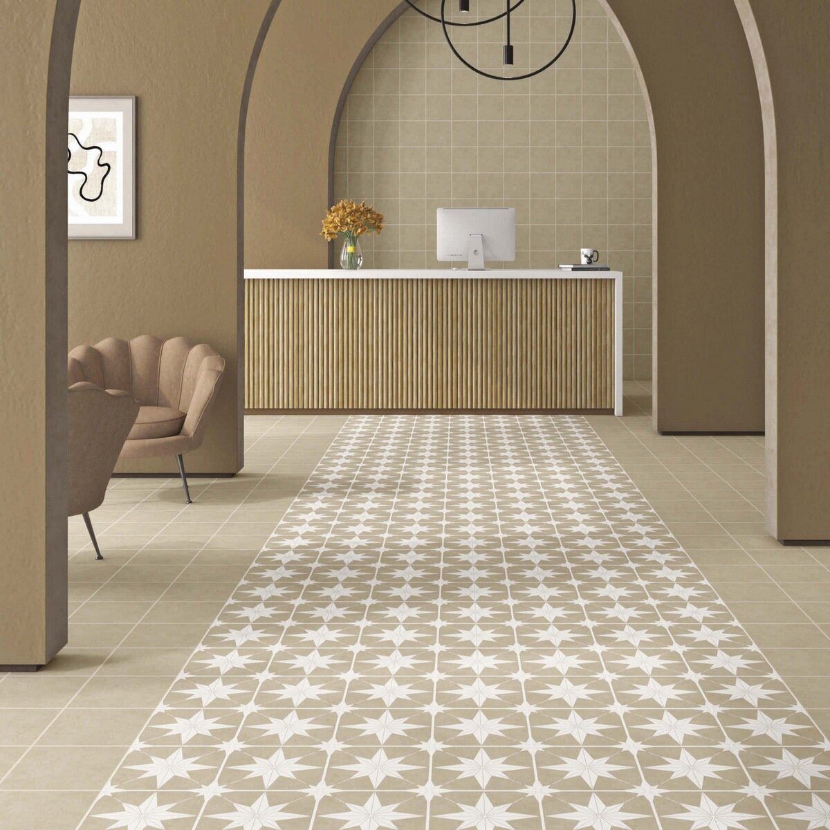 Керамогранит Motto Levels Sand Decor 1024 20x20 N100082 матовая Износостойкая, Мелкоформатная, Морозостойкая, морозостойкая