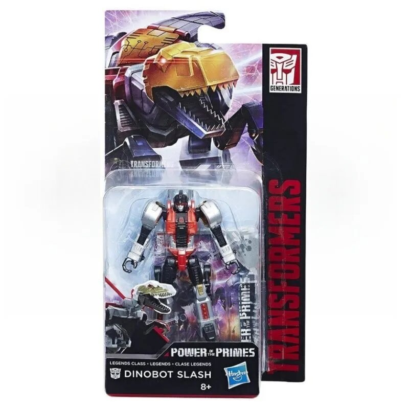 Трансформеры игрушки Hasbro Transformers Generations Power of the Primes Legend Class Dinobot Slash 8cm