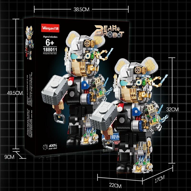 Конструктор Mecha Robot Bear GUCAA