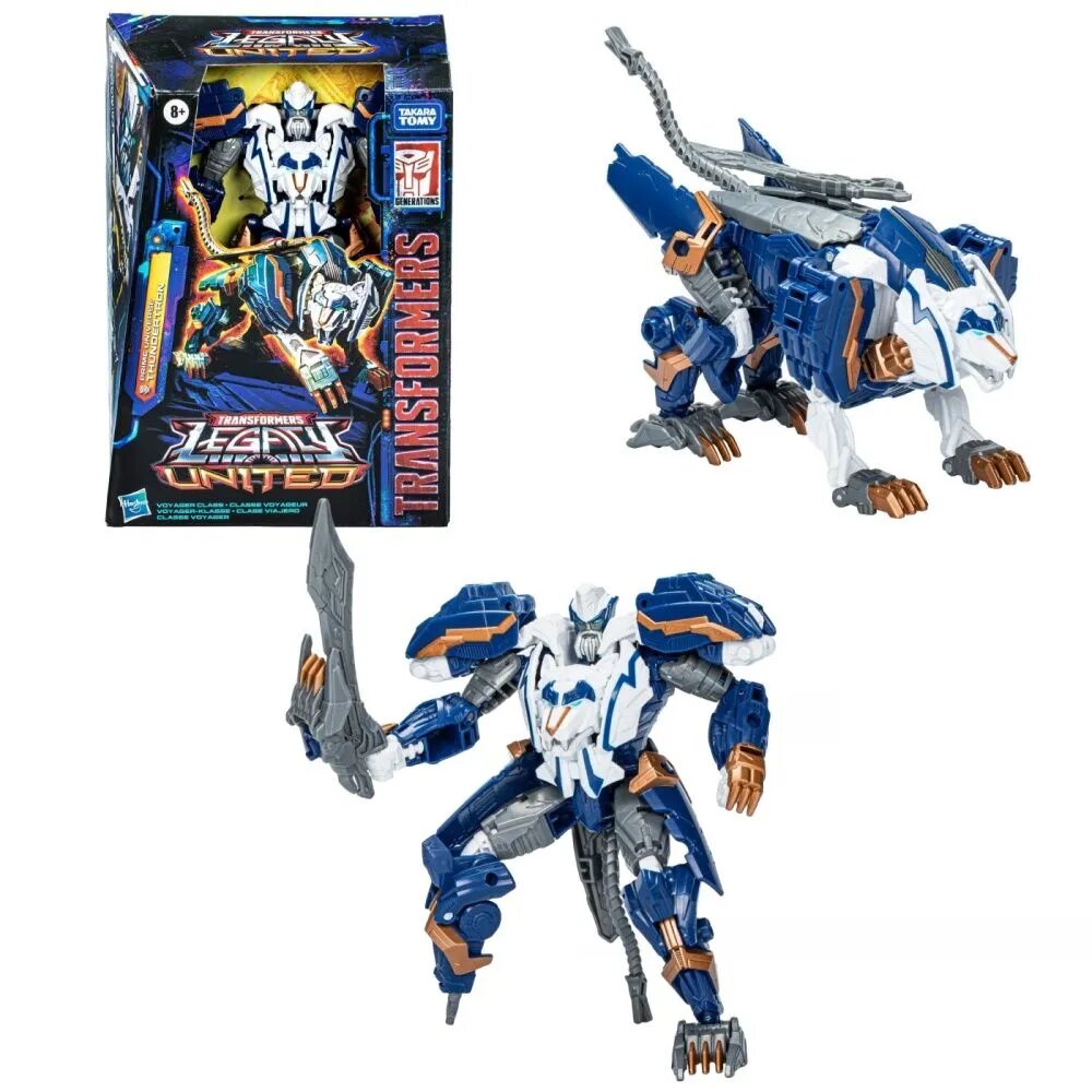 Трансформеры Hasbro Игрушка Legacy United Voyager Class Prime Universe Thundertron 7-inch (17.5 cm) F8541