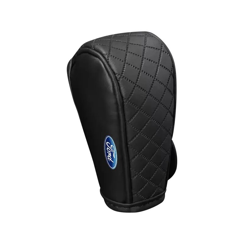 1 шт. автомобильный чехол для ручки переключения передач, защитный чехол для Ford Focus Mondeo Kuga Fiesta MK7 Escort Explorer Edge 2 4 MK2 MK4 Ford Black