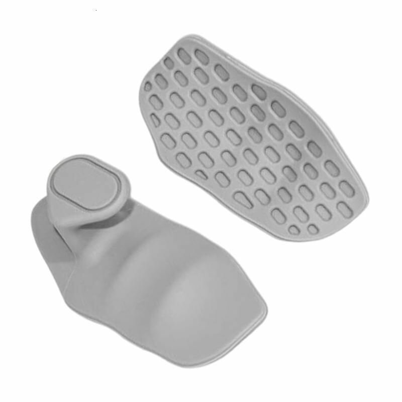 Антискользящий тренажер для захвата, портативный тренажер для пальцев, резиновые захваты для тренировок, Серый