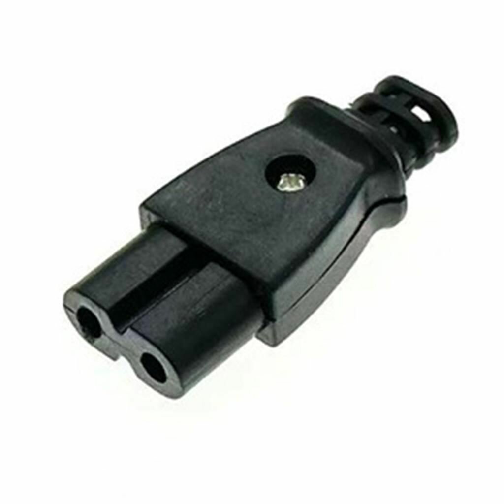 Комплект вилка-розетка,8-образный штекер для разборки и подключения с выключателем-8-образный