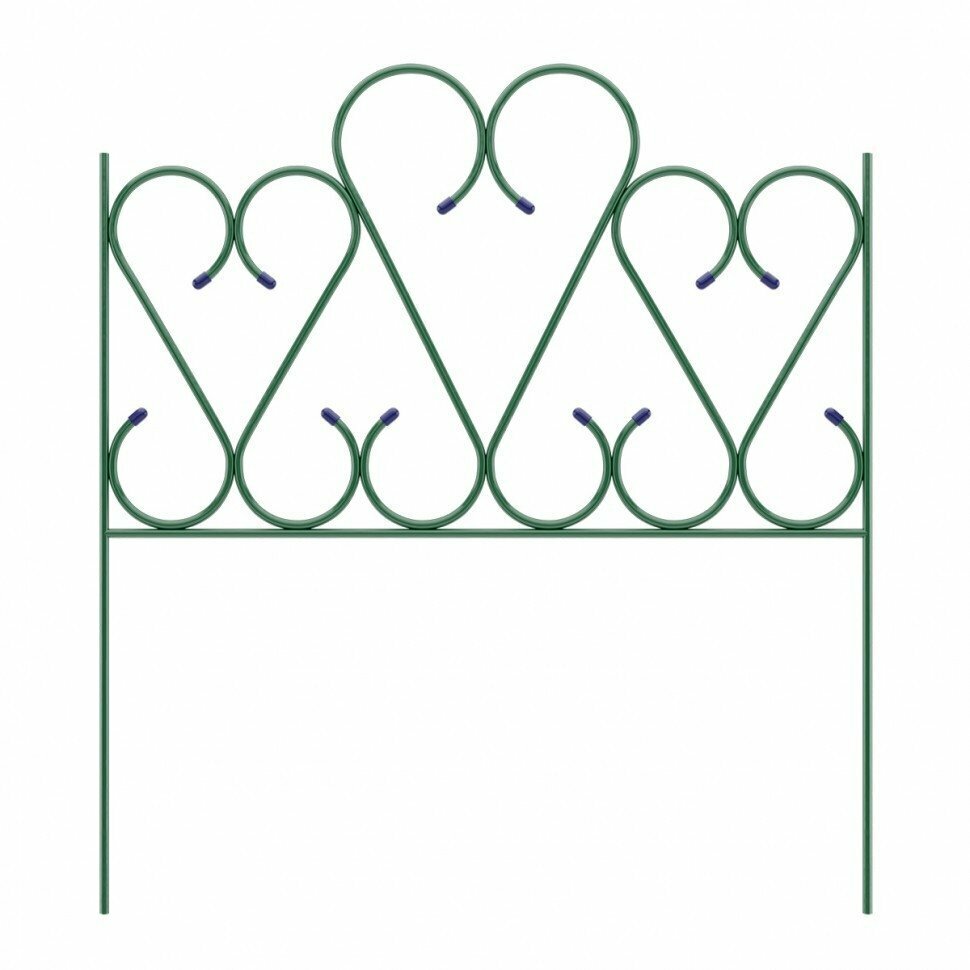 Заборы декоративные RUSSIA Заборчик Садово-парковый Амурный 1,0*0,85м 65044