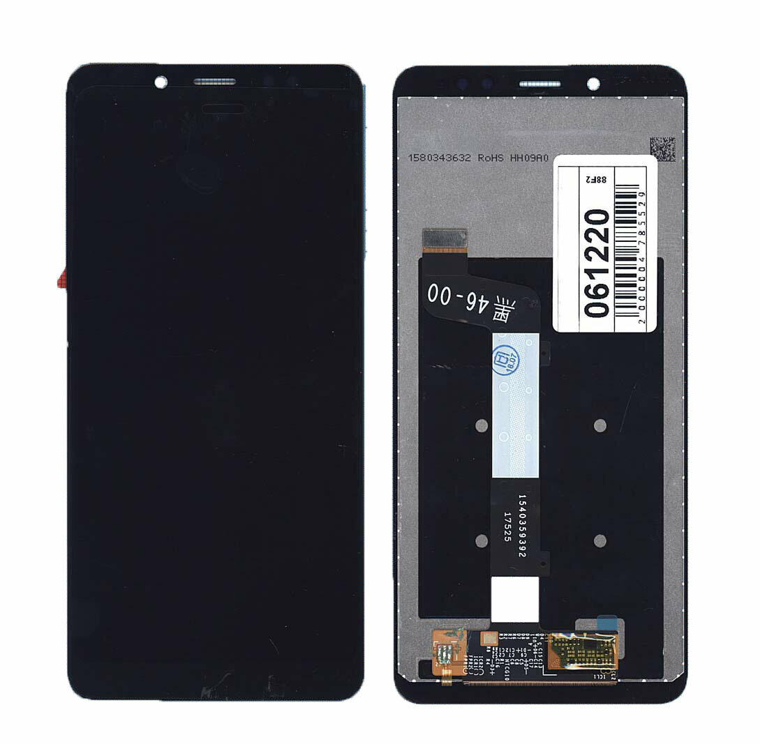 Дисплей для Xiaomi Redmi Note 5 Pro в сборе с тачскрином черный — фото 1