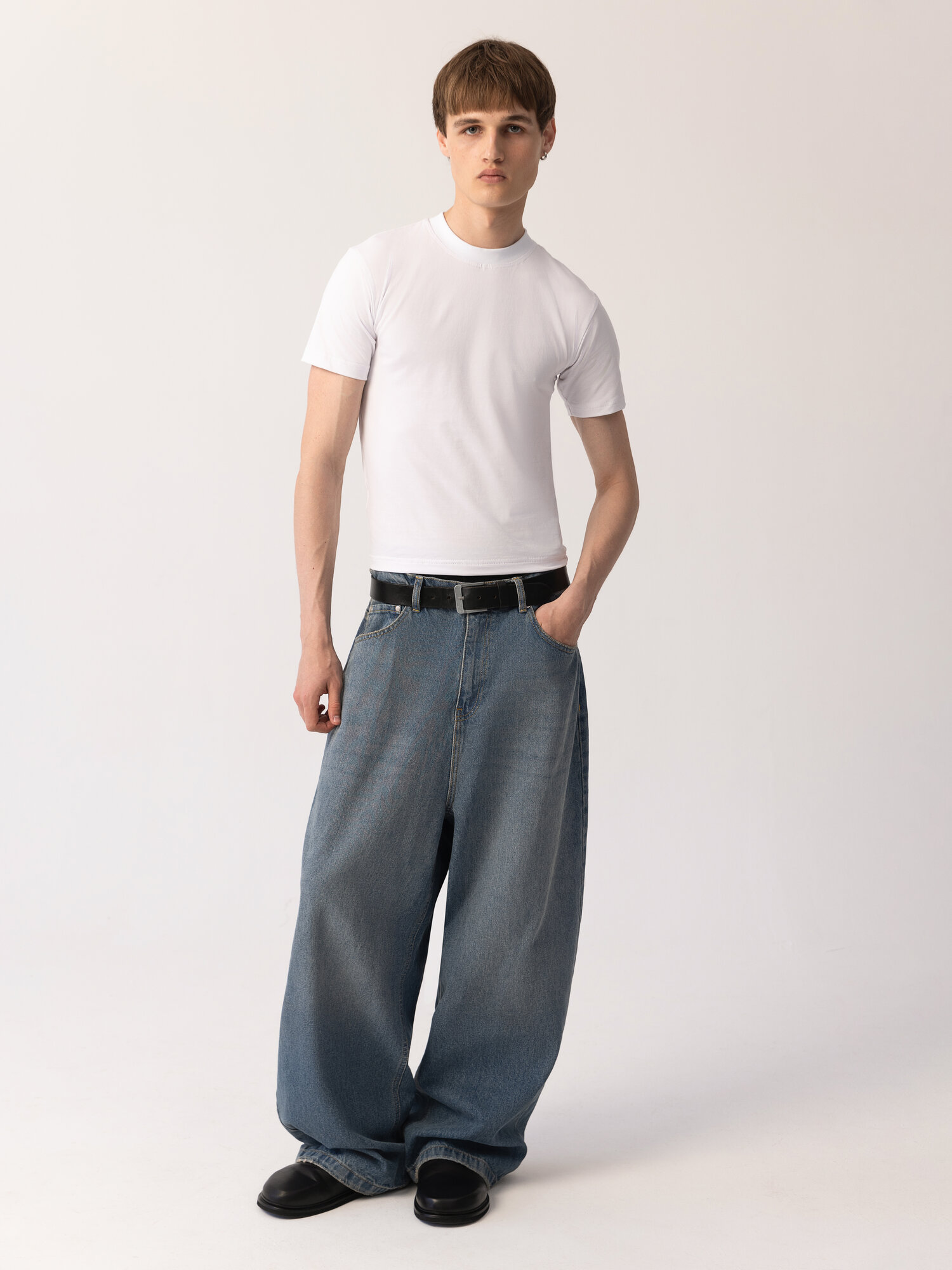 Джинсы багги  OPEN SYMBOLS [uniform]