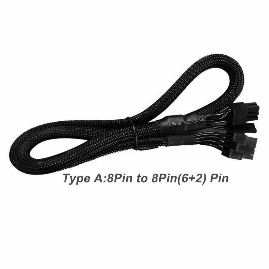 8PIN-8PIN (6 + 2) контактный Кабель питания PCIE VGA Для EVGA Серии G2 G3 B2 B3