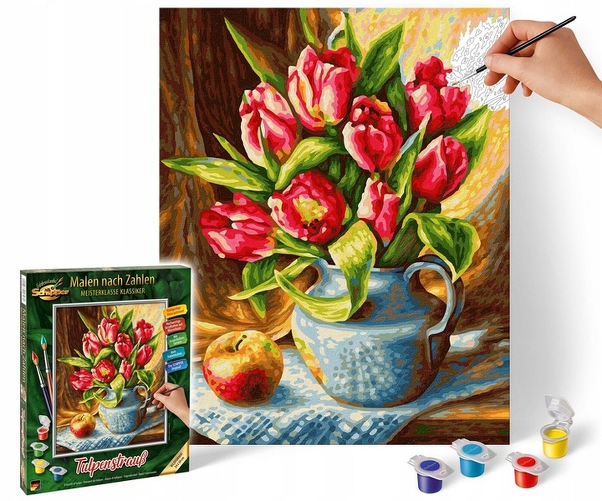 Набор для рисования по номерам Schipper - Картина по номерам Букет тюльпанов, 24 x 30 см - Шиппер 609240796