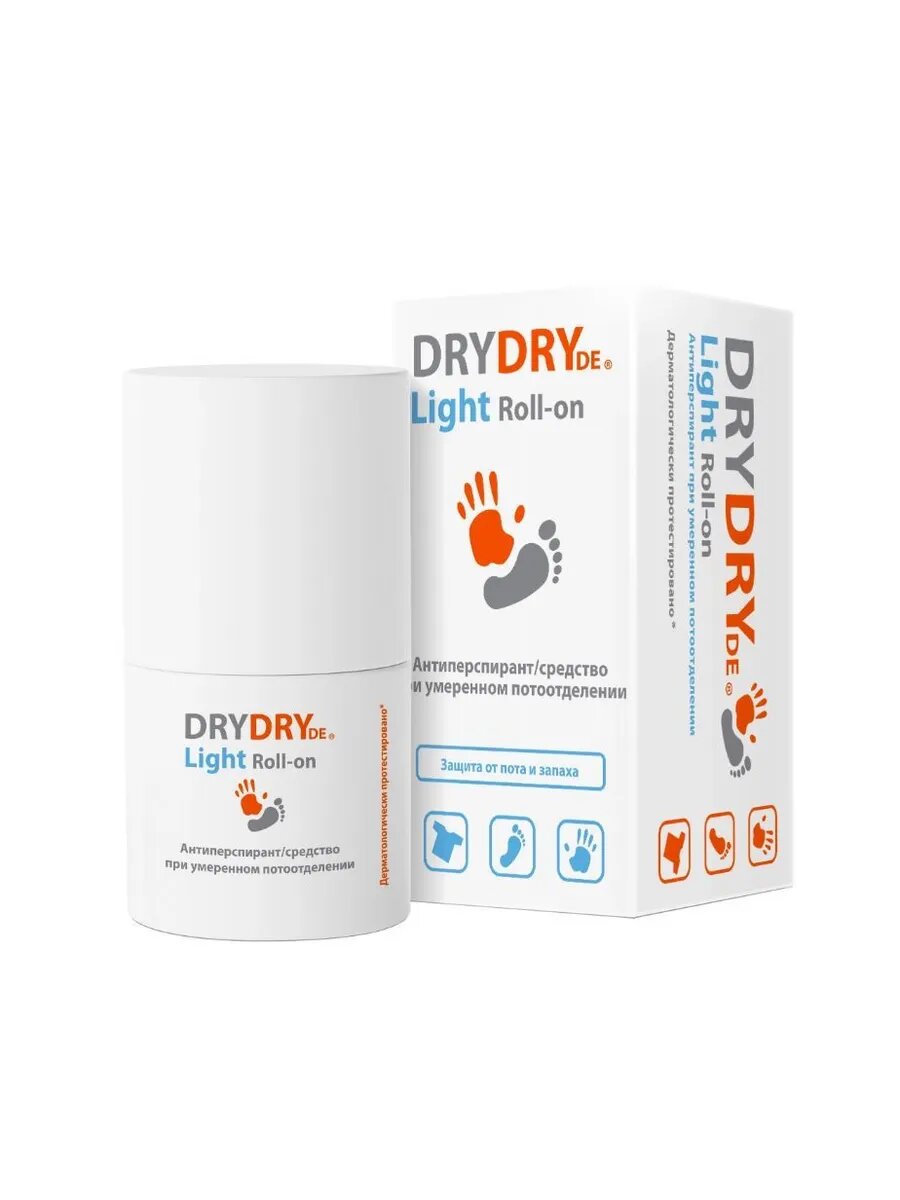 Dry Dry de light средство при умеренном потоотделении, шарик