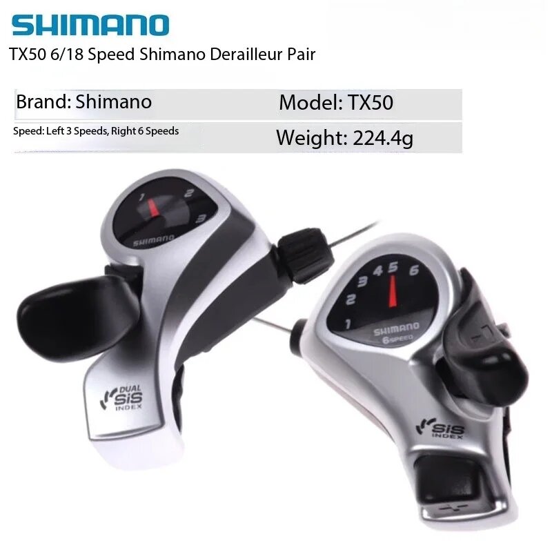 Переключатели Shimano Tourney TX30 TX50 3/6/7 скорости TX50 18 speed