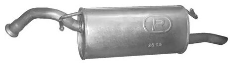 Глушитель задняя часть Polmostrow арт. 2608