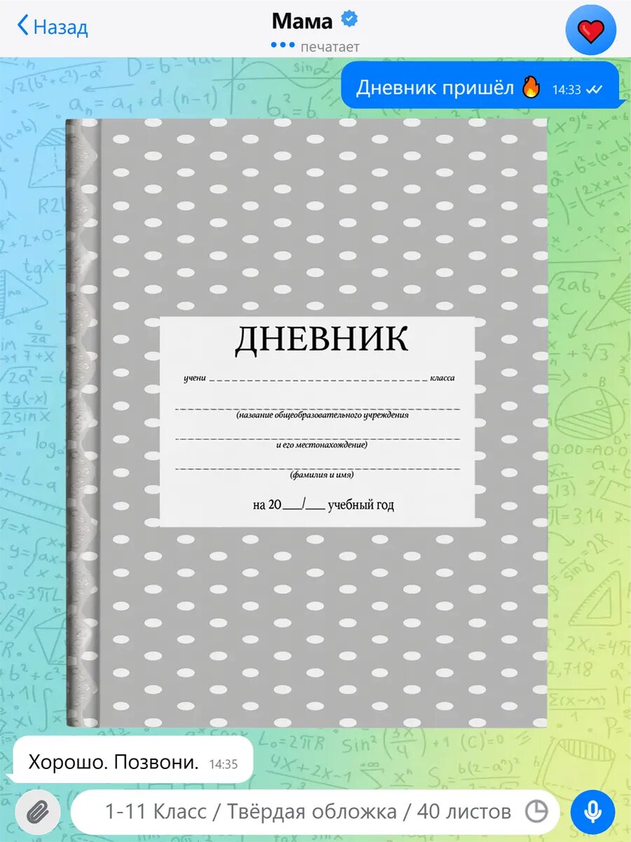 Школьный дневник с принтом y2k pinterest