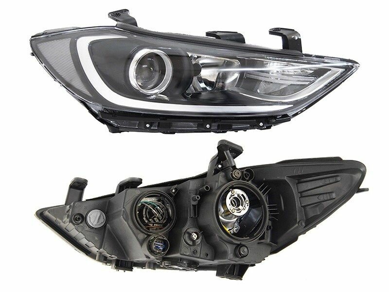 Фара Hyundai Elantra 15-19 (Справа/ Галоген/ под электрокорректор) Sat арт. ST1211116R