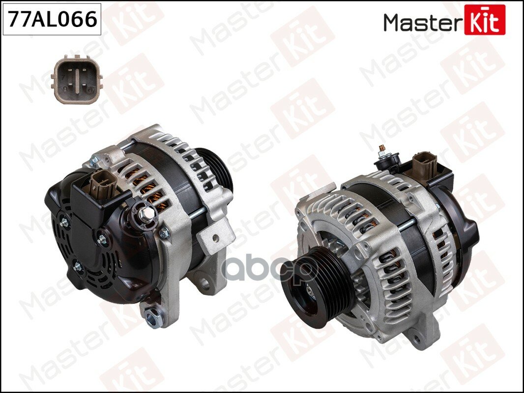 Генератор TOYOTA RAV IV 2.0 06- (14V 100A) Masterkit MasterKit арт. 77AL066