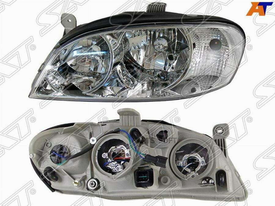 Фара Kia Spectra 02-11 (Слева/ Галоген/ под электрокорректор) SAT ST-223-1100L | цена за 1 шт