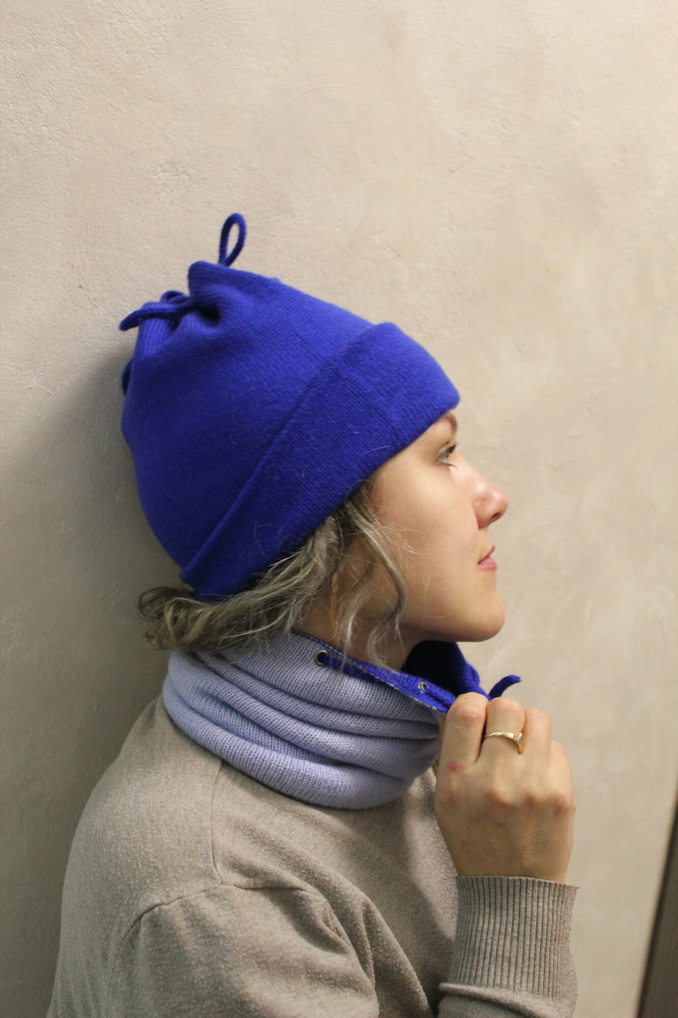 Шапка-бини для женщин