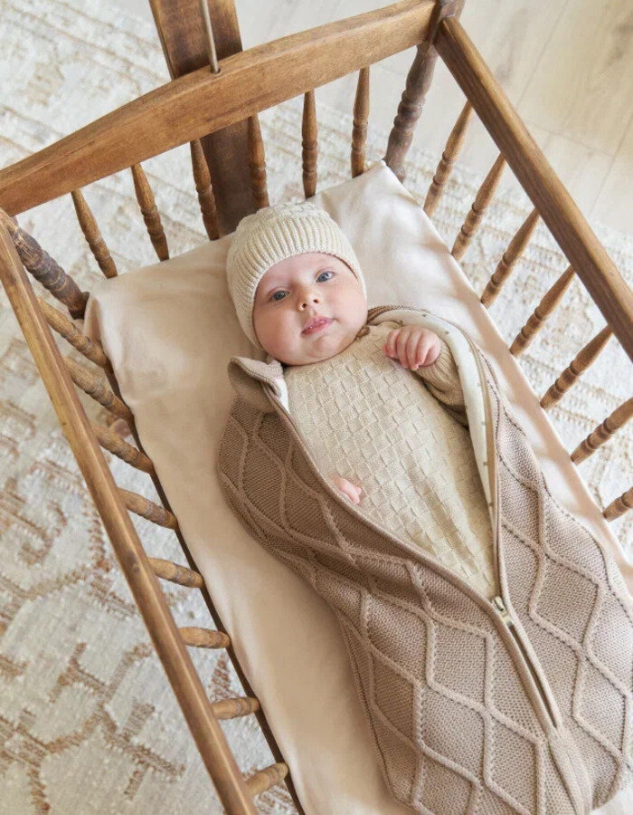 Кокон для малышей Loomknits Капучино размер 62