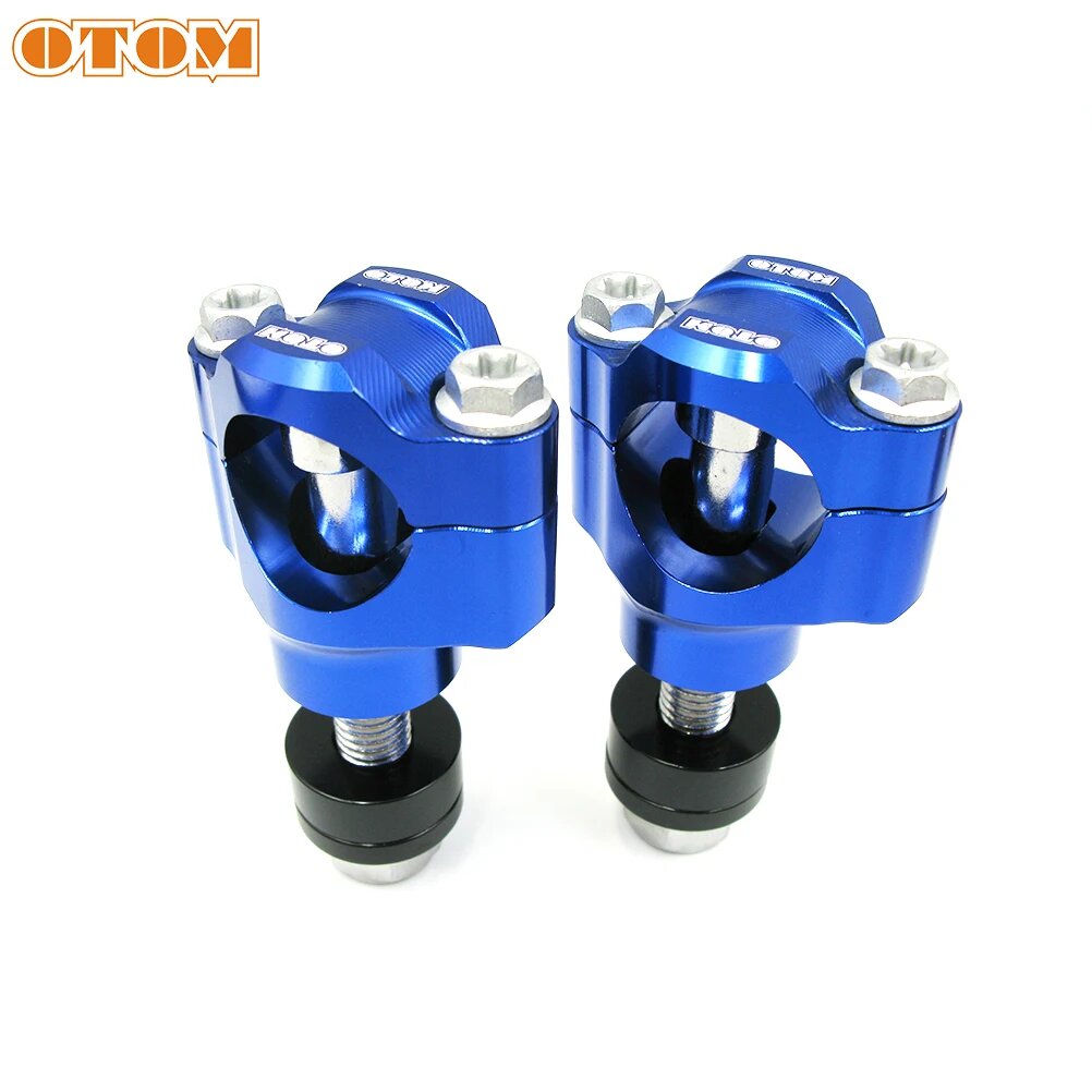 OTOM мотоцикл 1 1/8 "28 мм стойки руля зажим для крепления на руль алюминиевый универсальный регулируемый зажим с ЧПУ для пит-байка эндуро Синий, M12 Blue