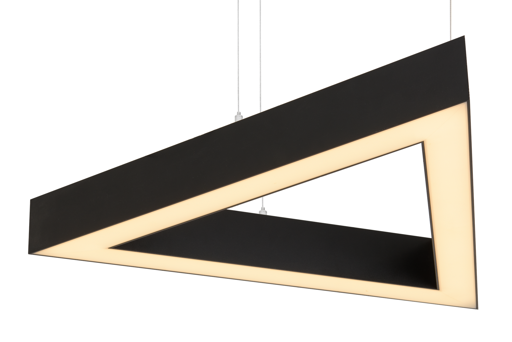 Дизайнерский светодиодный светильник Aax.Tech Trio 900х3 мм, 50Вт, 4000К, Подвесной, Черный