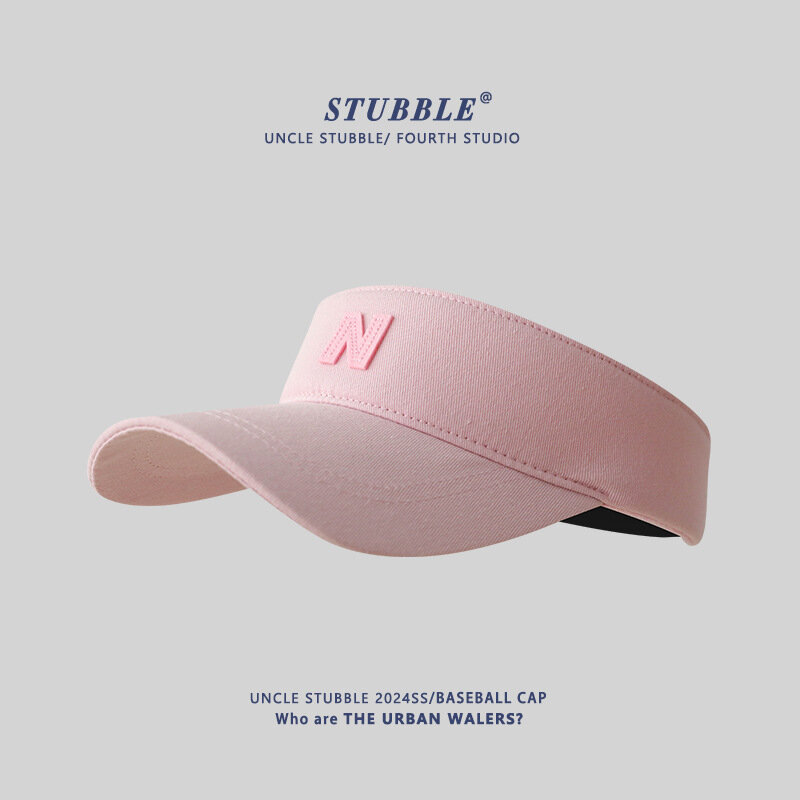 Летняя солнцезащитная шляпа для женщин, для занятий спортом на открытом воздухе, для бега, для пар, бейсболка с открытыми полями, маленькая шляпа с широкими полями