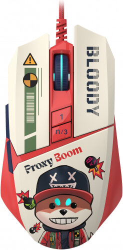 Мышь A4TECH Bloody W63 Max Proxy Boom проводная рисунок