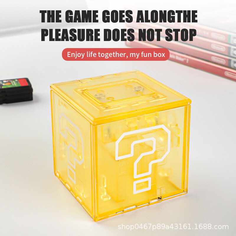 Игровая карта GoodChoice, для Nintendo Switch, складная, желтая