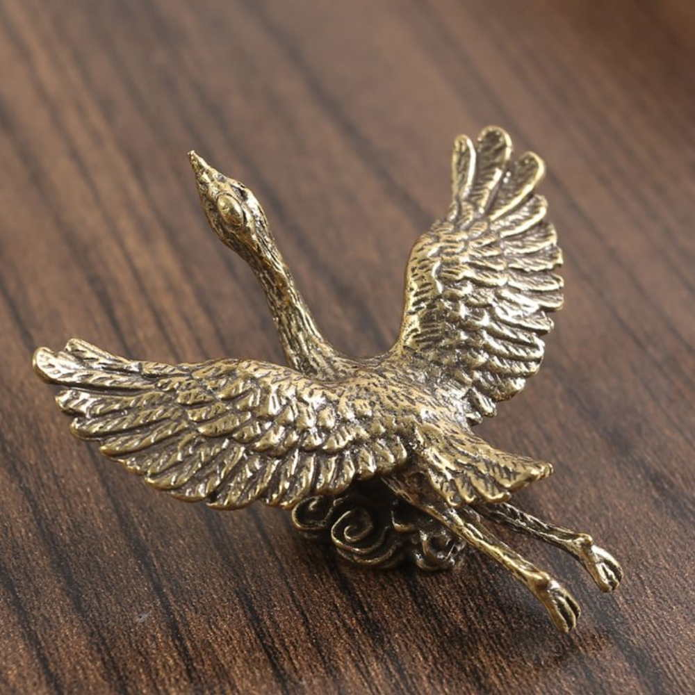 Журавль - Цапля - Фламинго - Птица - Птичка - Миниатюра - Фигурка - Домашний Декор - Предмет Интерьера - Коллекционная Авторская Ручная Работа