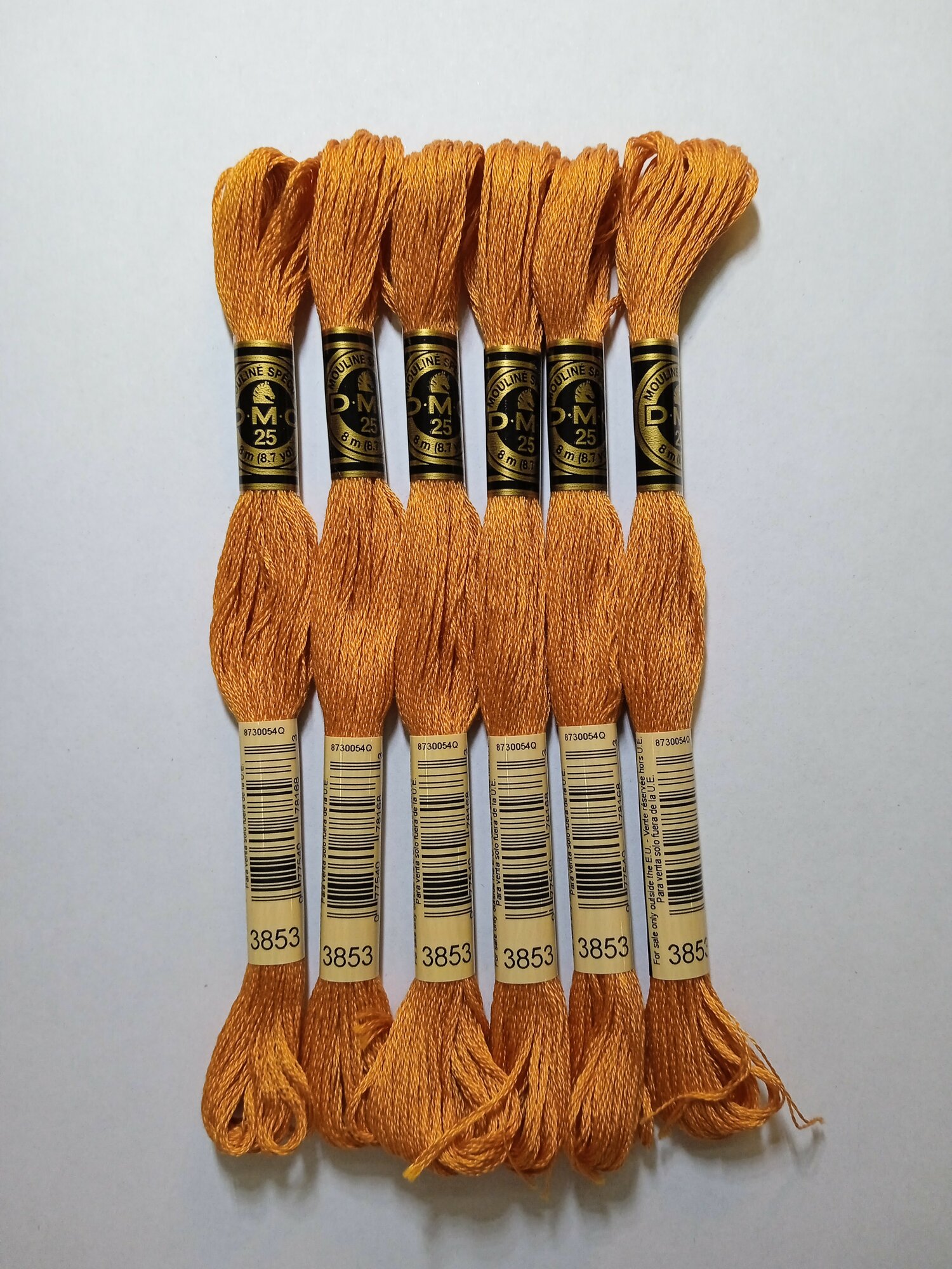 Набор ниток мулине, 8 м, 6 шт DMC-3853_6